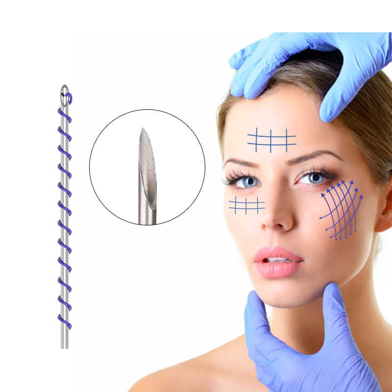 Factory Wholesale Mono Screw Thread PDO PCL PLLA For Face Lift